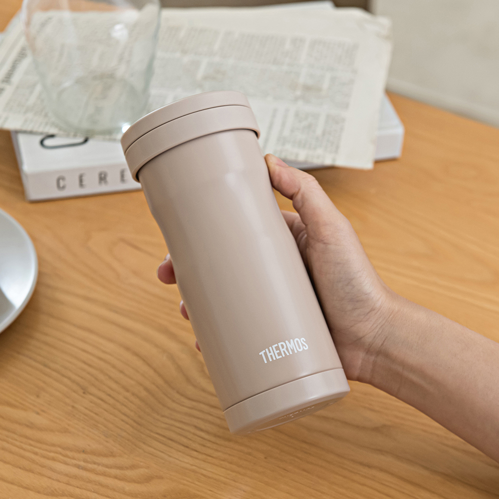 Thermos-杯瓶壺-【THERMOS膳魔師】真空保溫杯_JML-370F系列_330ml_奶茶棕-JML-370F-MK