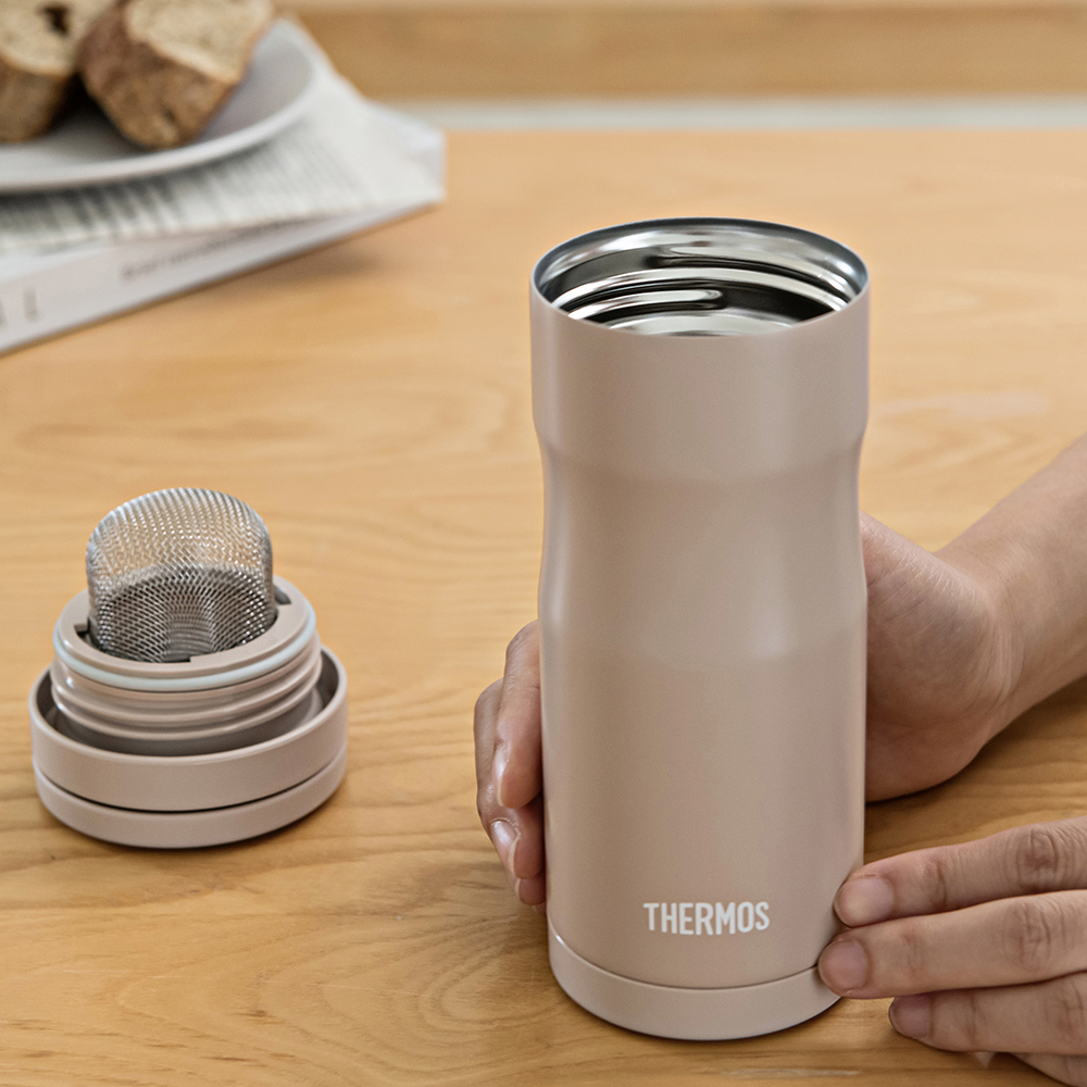 Thermos-杯瓶壺-【THERMOS膳魔師】真空保溫杯_JML-370F系列_330ml_奶茶棕-JML-370F-MK